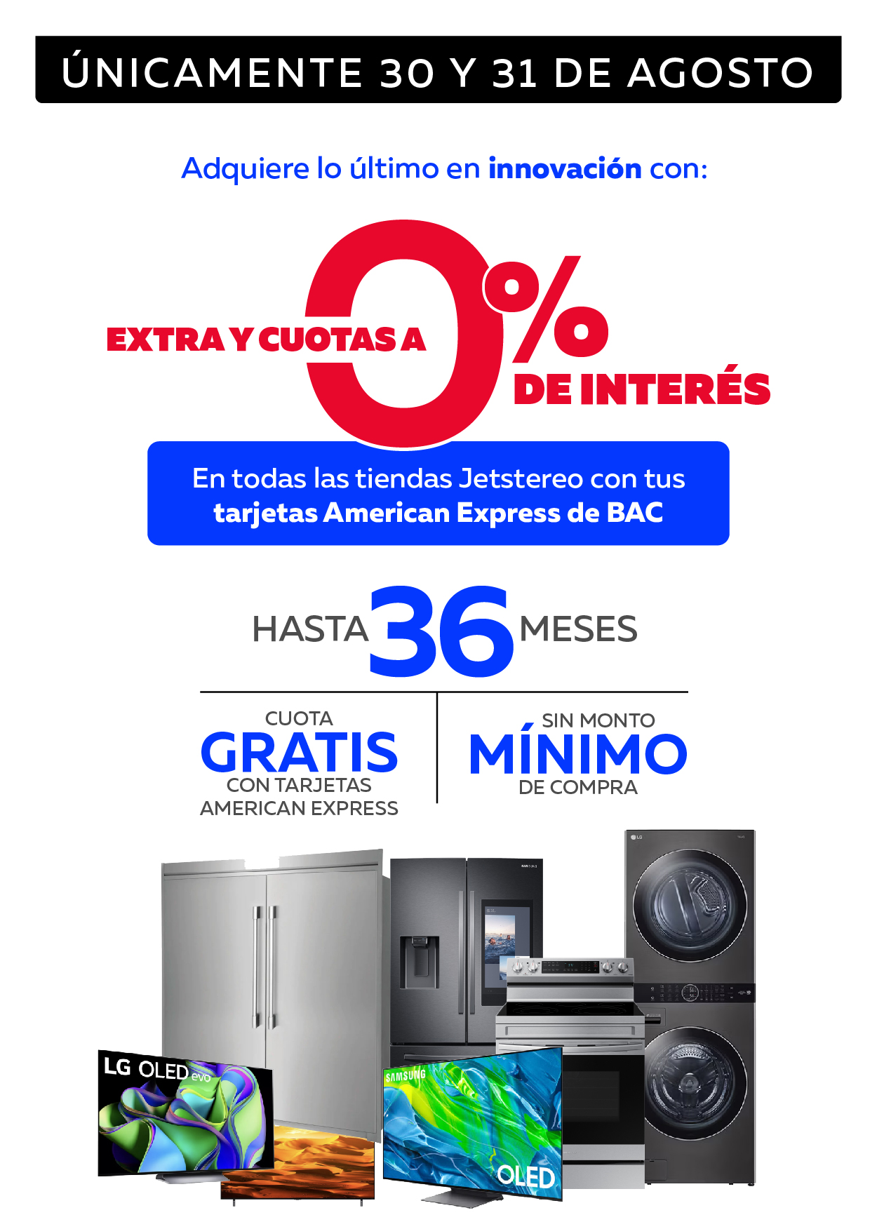 Landing Jetstereo agosto 30 Y 31